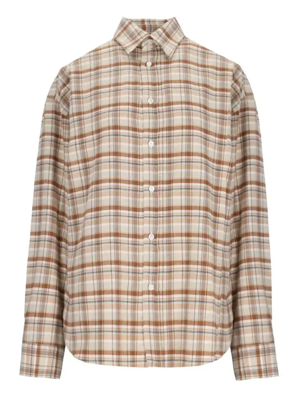 FINAMORE 1925 Oriana Shirt - Brown