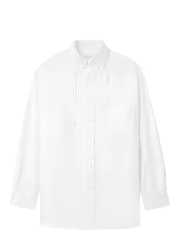 Yohji Yamamoto Strap-detail Shirt - White