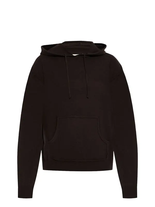 MAISON MARGIELA Wool-cashmere Hoodie - Brown