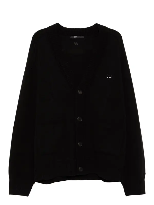 SONGZIO Panther Raglan Cardigan - Black