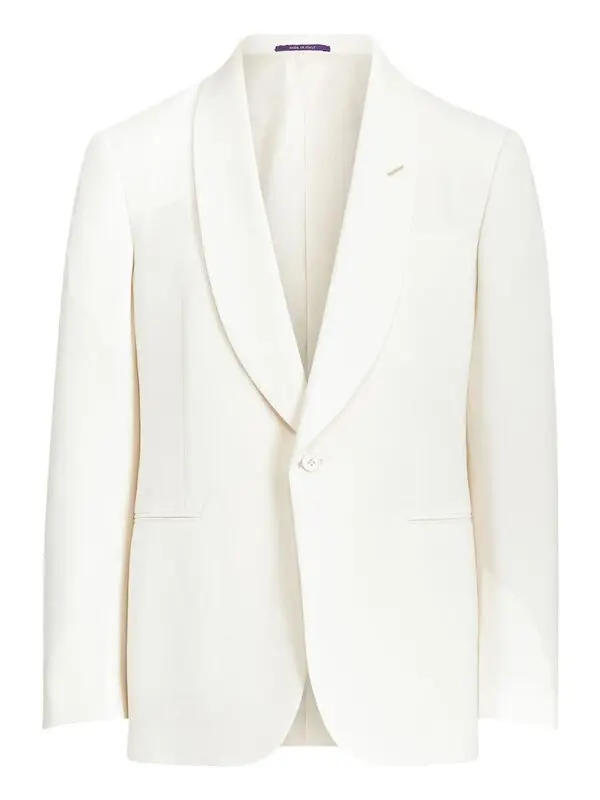 Ralph Lauren Purple Label Single-breasted Tuxedo Blazer - Neutrals