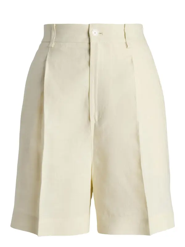 Ralph Lauren Tracy Linen Shorts - Neutrals