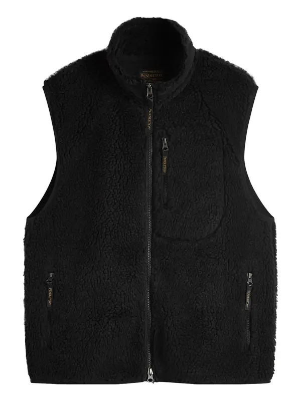 Pendleton Stand Vest - Black