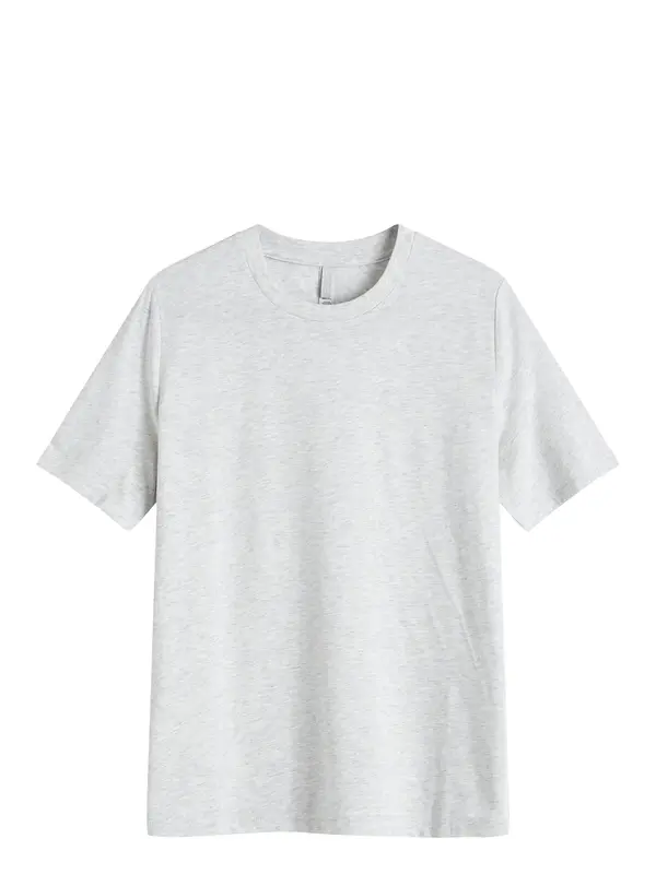 SKIMS Relaxed Tees T-shirt - Light Heather Grey