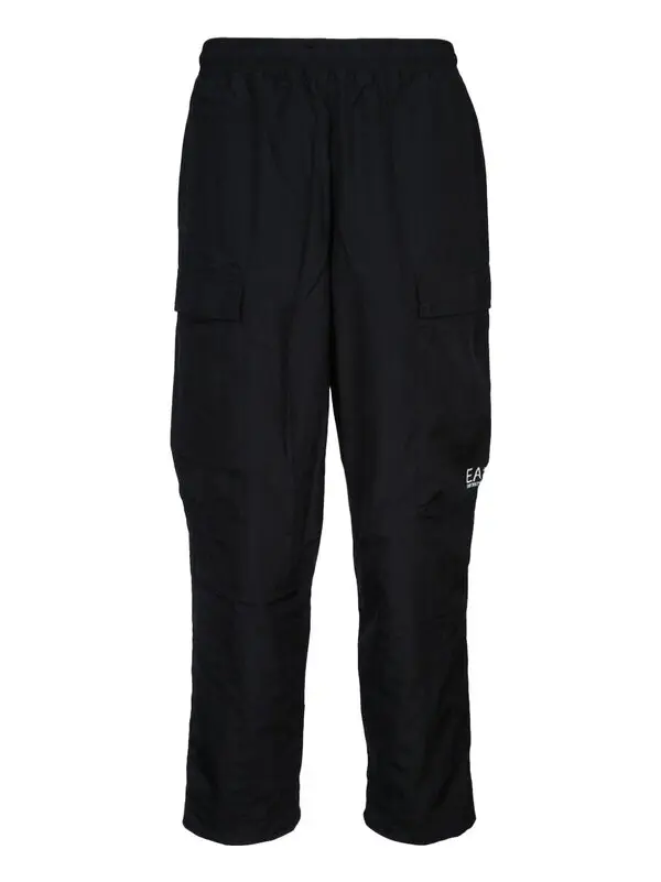 EA7 Cargo Track Pants - Black