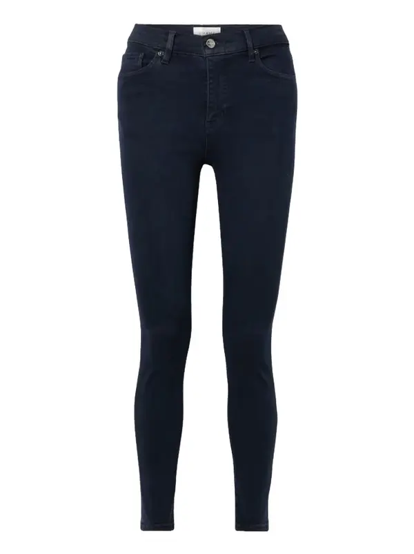 FRAME Le High Skinny Organic Jeans - Blue