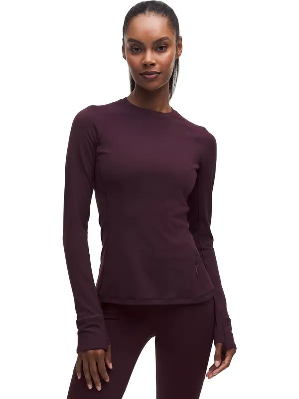 Lululemon It's Rulu Long-sleeve Shirt - Black Plum