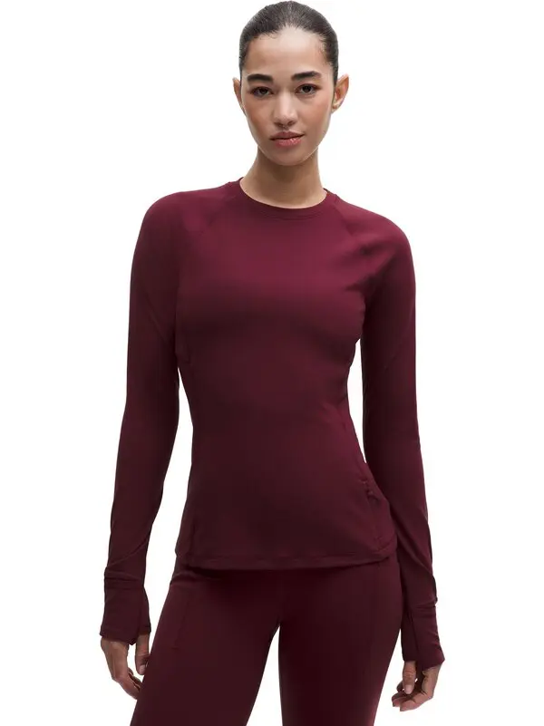 Lululemon It's Rulu Long-sleeve Shirt - Burgundy Bay