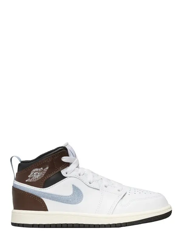 JORDAN 1 Mid Se Sneakers - White/black/sail