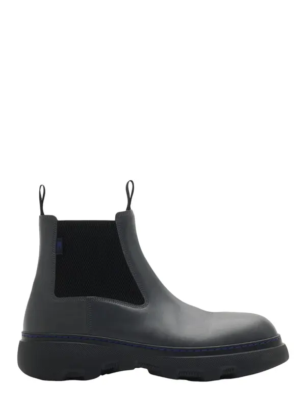 Burberry Creeper Chelsea Boots - Grey