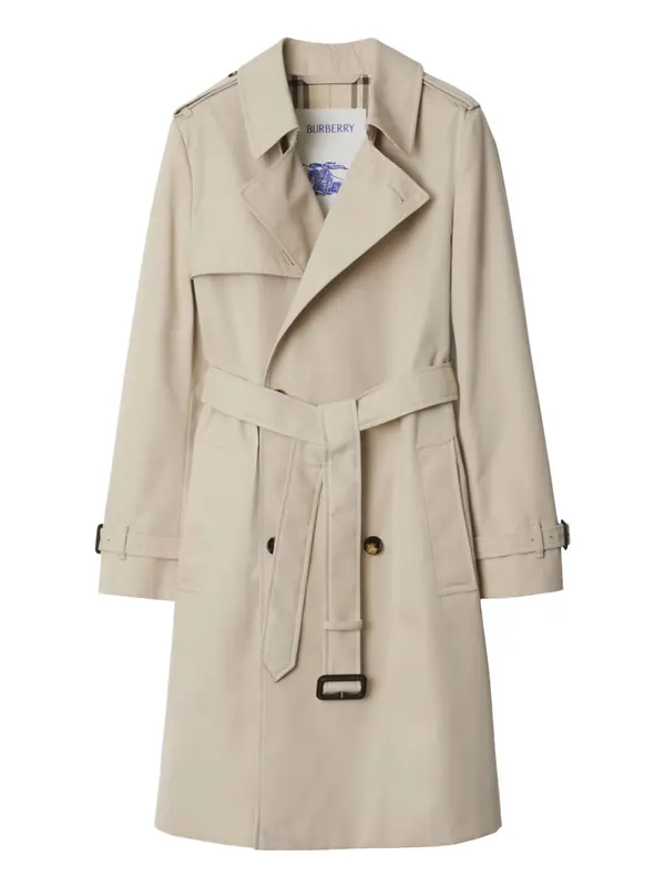 Burberry Mid-length Trench Coat - Neutrals