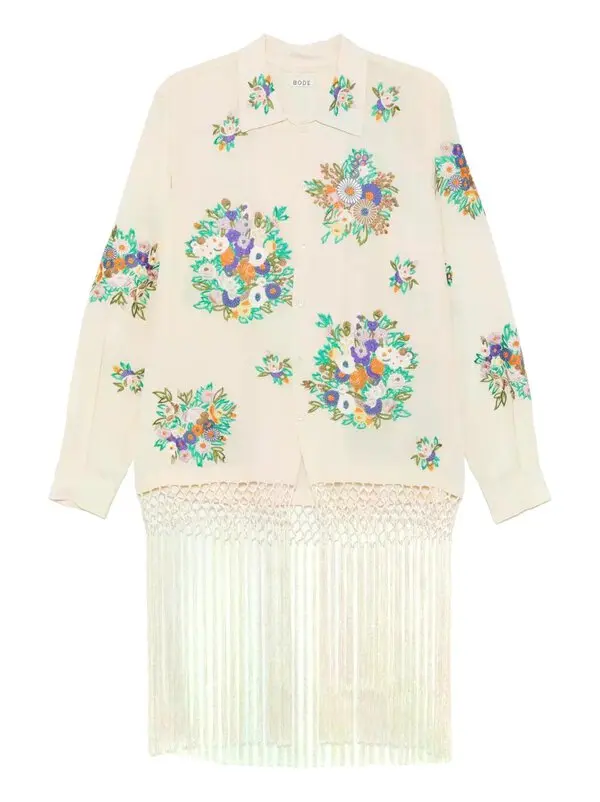 BODE Flower Language Shirt - Neutrals