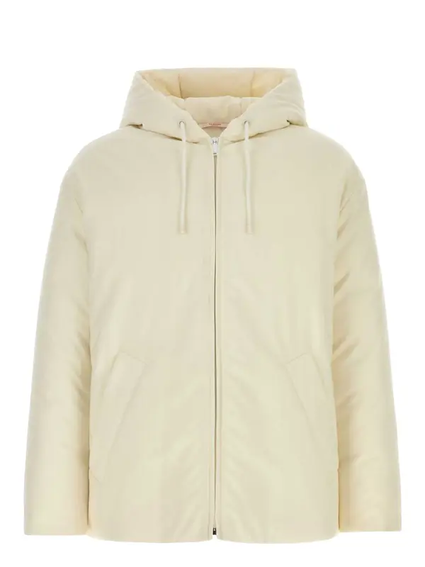 Valentino Garavani Hooded Padded Jacket - Neutrals