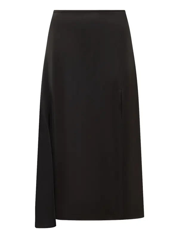JIL SANDER Gonna 62 Midi Skirt - Black