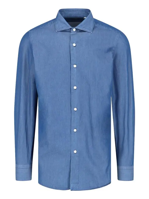 FINAMORE 1925 Milano Shirt - Blue
