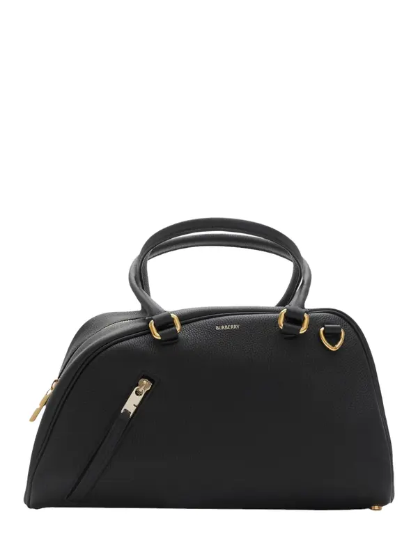 Burberry Small Shield Twin Tote Bag - Black