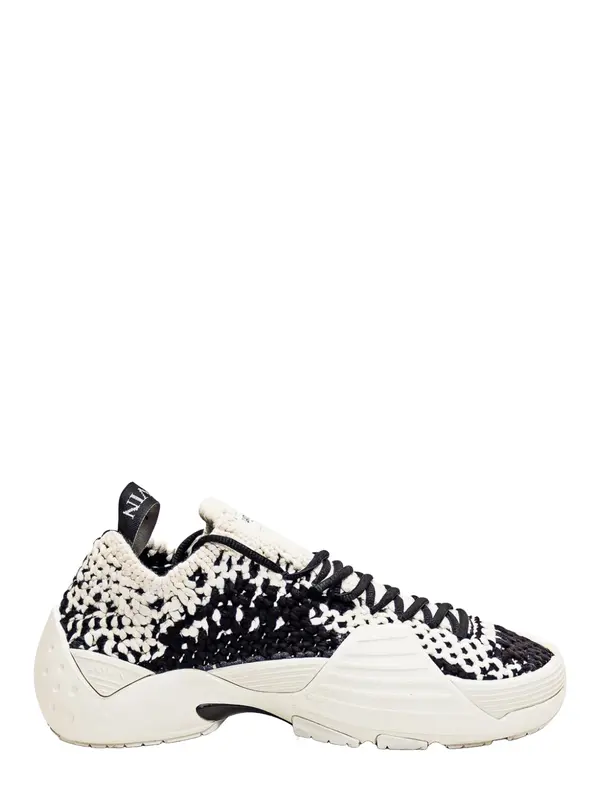 LANVIN Flash Knit Sneakers - White