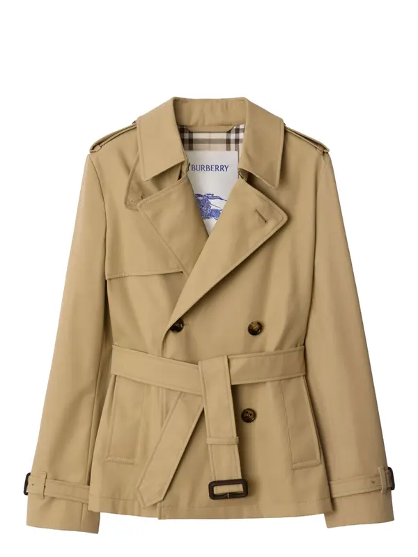 Burberry Cotton-blend Trench Coat - Neutrals
