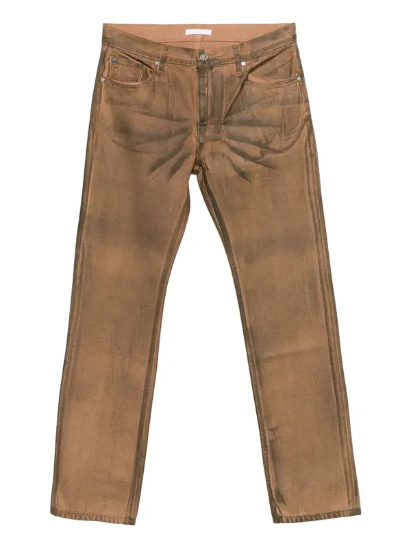 Helmut Lang Worker Denim Jeans - Brown