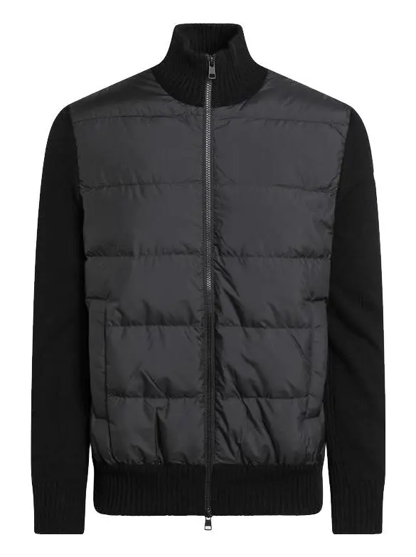 Moncler Padded Zip Cardigan - Black