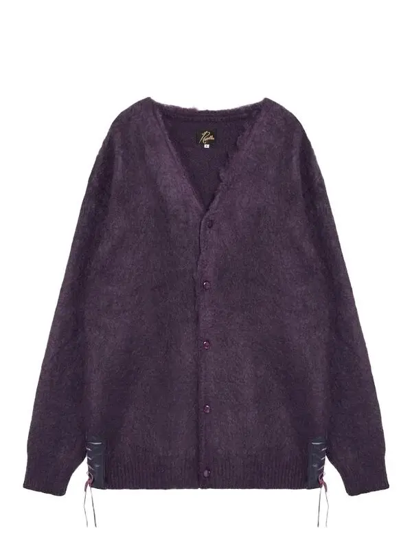 Needles Mohair-blend Cardigan - Purple