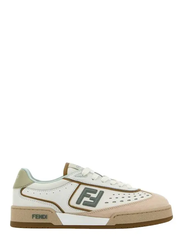 Fendi Cassette Suede Sneakers - Green