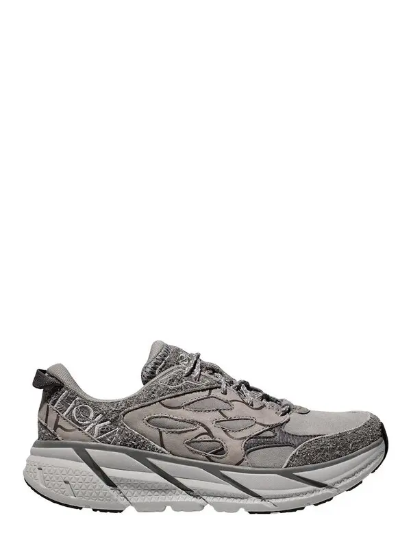 Hoka One One Clifton L Terrain Systemin - Galactic Grey/satellite Grey