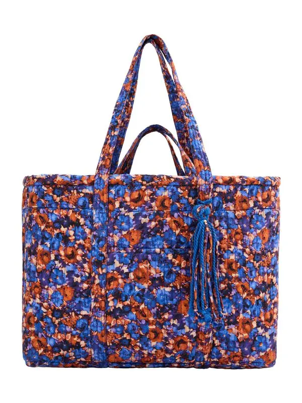 Ulla Johnson Kali East West Quilted Tote - Violet