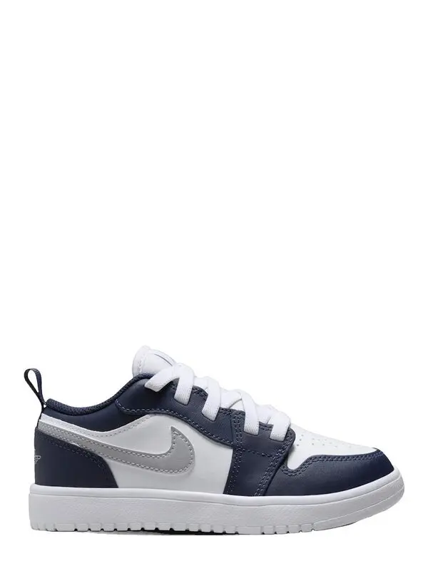 JORDAN 1 Low Alt Sneakers - White/midnight Navy Blue/wolf Grey