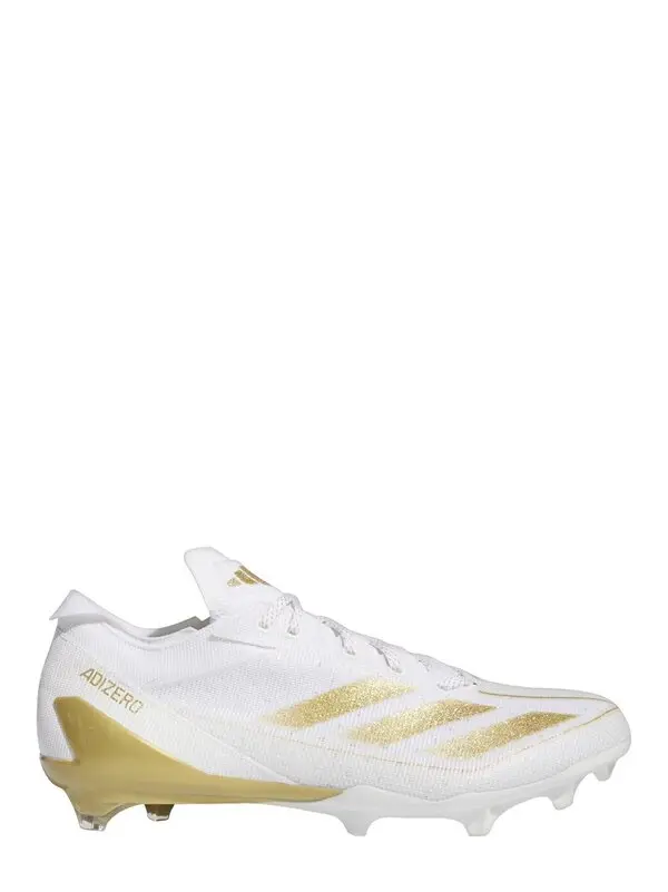 Adidas Adizero Electric Lace Up Sneakers - Cloud White/gold Metallic