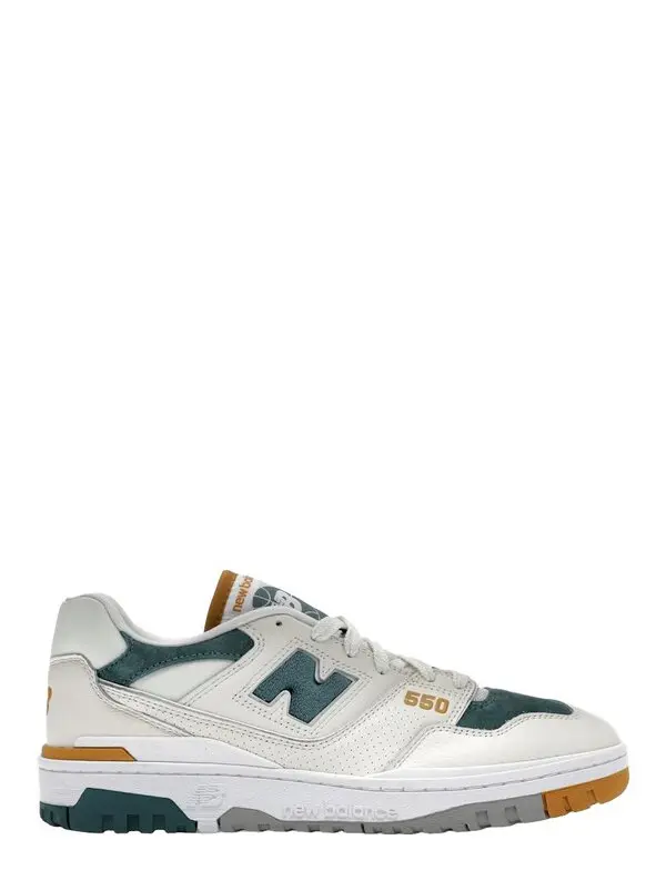 NEW BALANCE 550 Sneakers - White/green/mustard