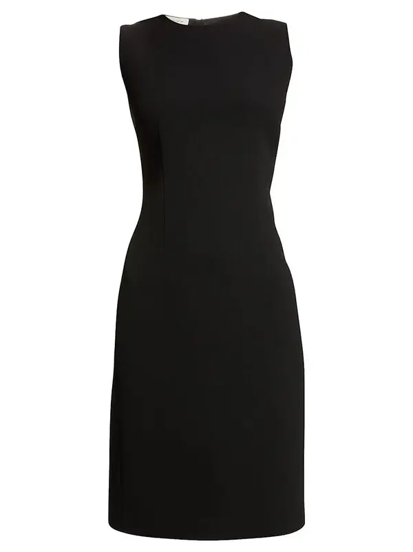 Lafayette 148 New York Harpson Finesse Crepe Sheath Dress - Black