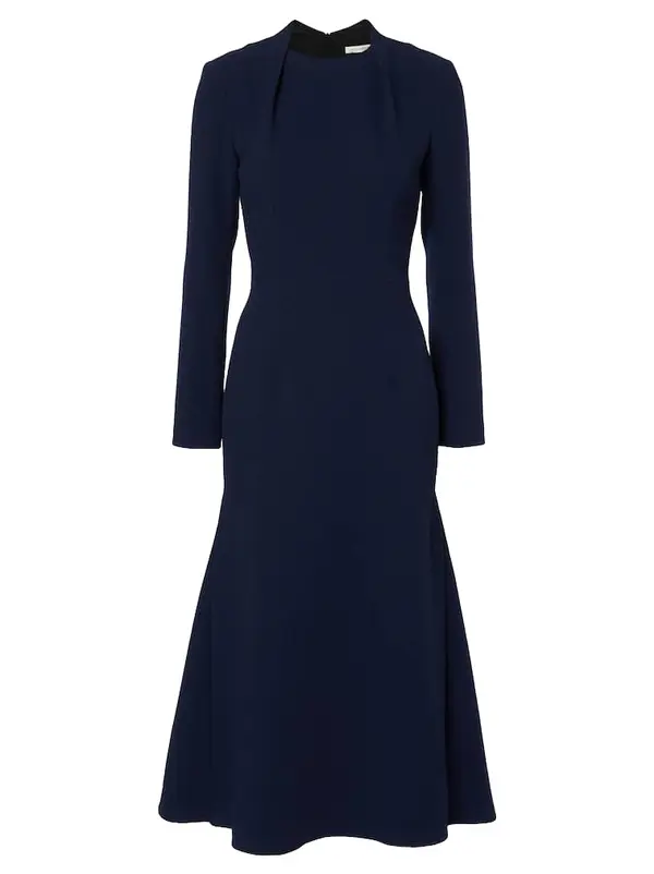 EMILIA WICKSTEAD Seneca Midi Dress - Blue