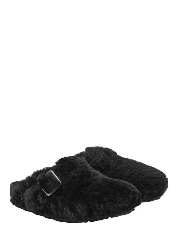 BIRKENSTOCK Boston Shearling Clogs - Black