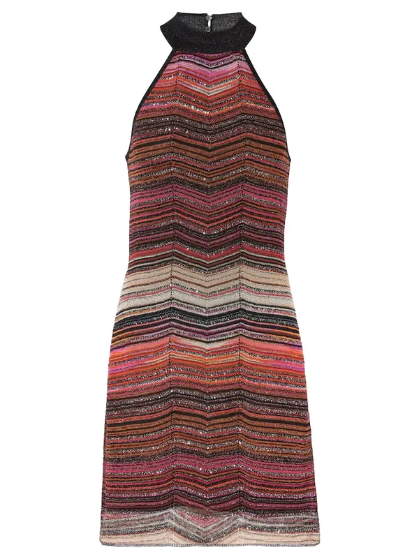 Missoni Zig Zag Metallic Mini Dress - Multicoloured