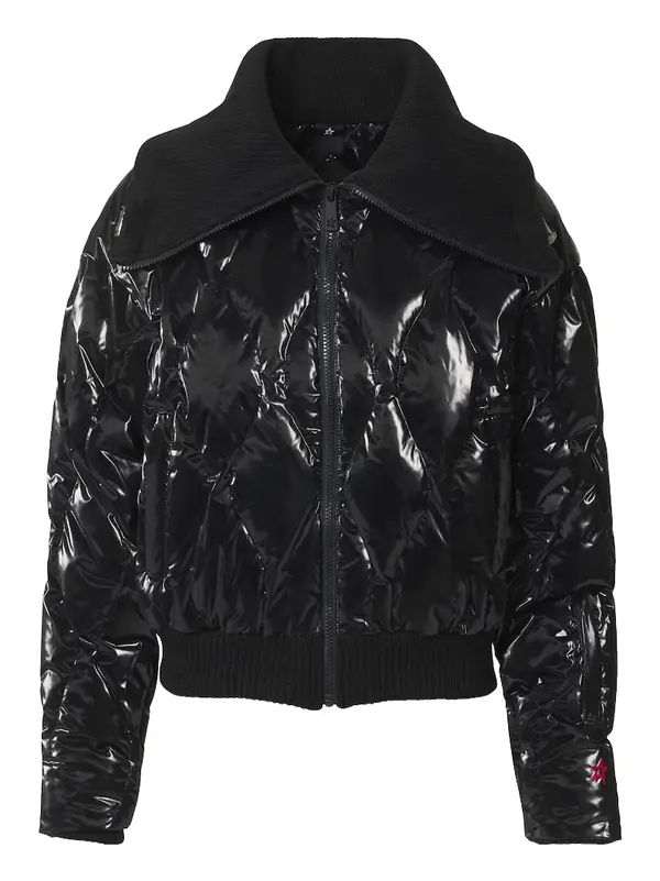 Perfect Moment Carving Quilted Down Ski Jacket - Black