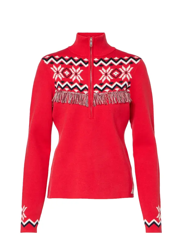 The Upside Keystone Blanche Ski Top - Red