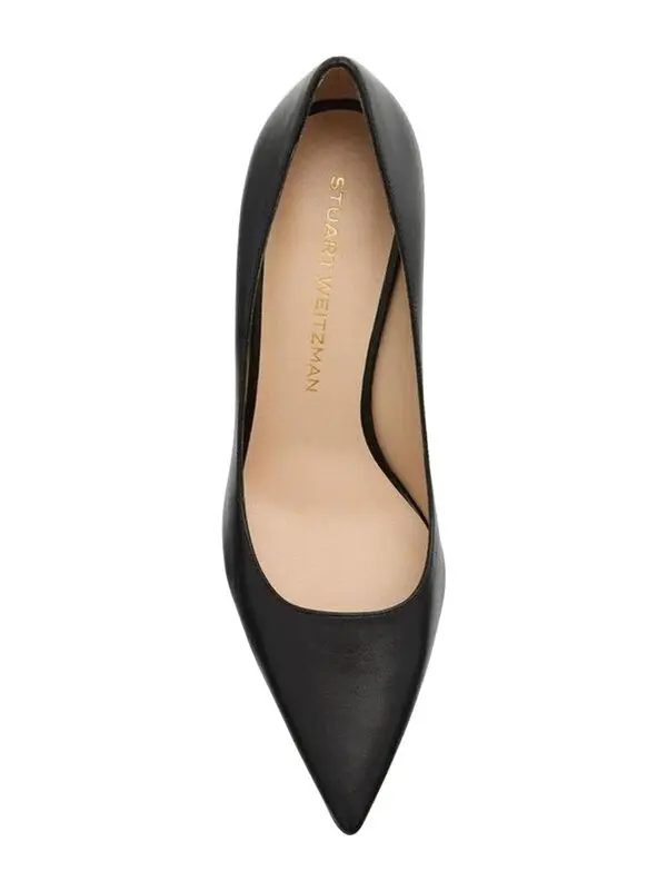 STUART WEITZMAN Power 85 Leather Pumps - Black