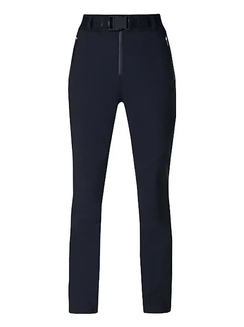 Sweaty Betty Power Belted-waist High-rise Shell Ski Trousers - Black