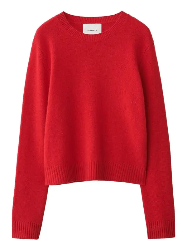 LISA YANG STORE The Mable Sweater - Berry