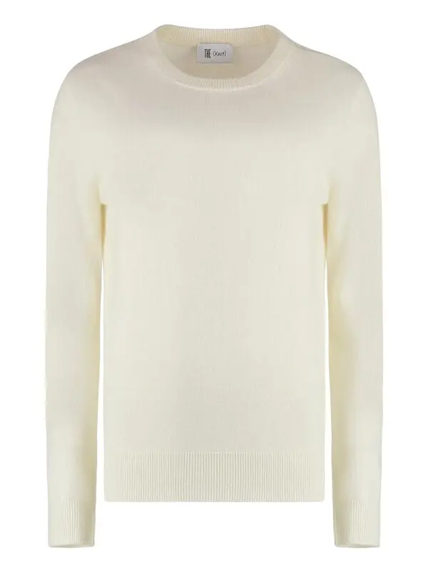 THE (ALPHABET) Cashmere And Silk Sweater - White