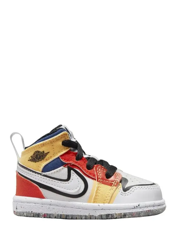 JORDAN 1 Mid Se Sneakers - White/picante Red/french Blue