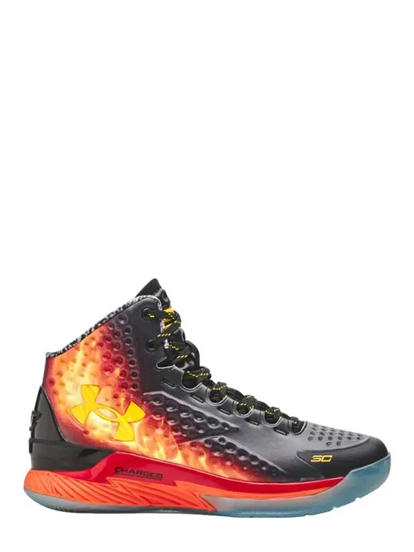 Under Armour Curry 1 Retro Curry Jam Sneakers - Black/team Orange/taxi
