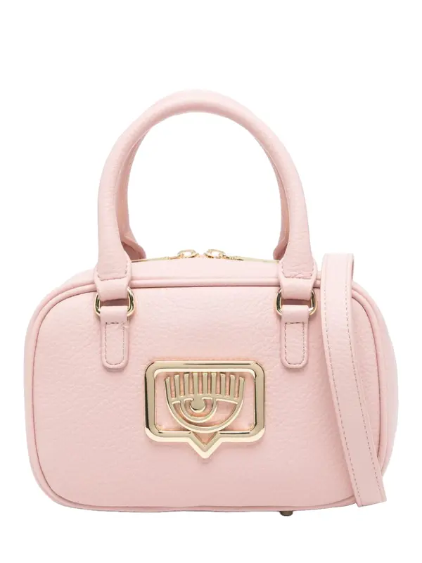 CHIARA FERRAGNI Eyelike Plaque Tote Bag - Pink