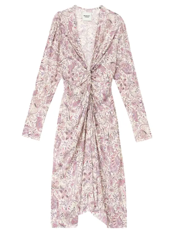 MARANT ETOILE Zeliha Midi Dress - White