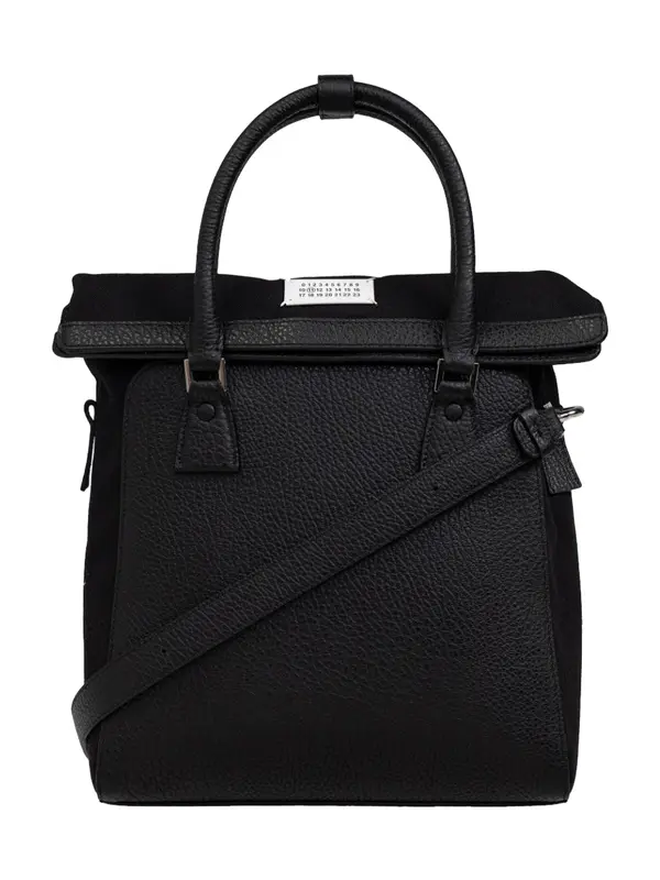 MAISON MARGIELA Four-stitch Two-way Handbag - Black