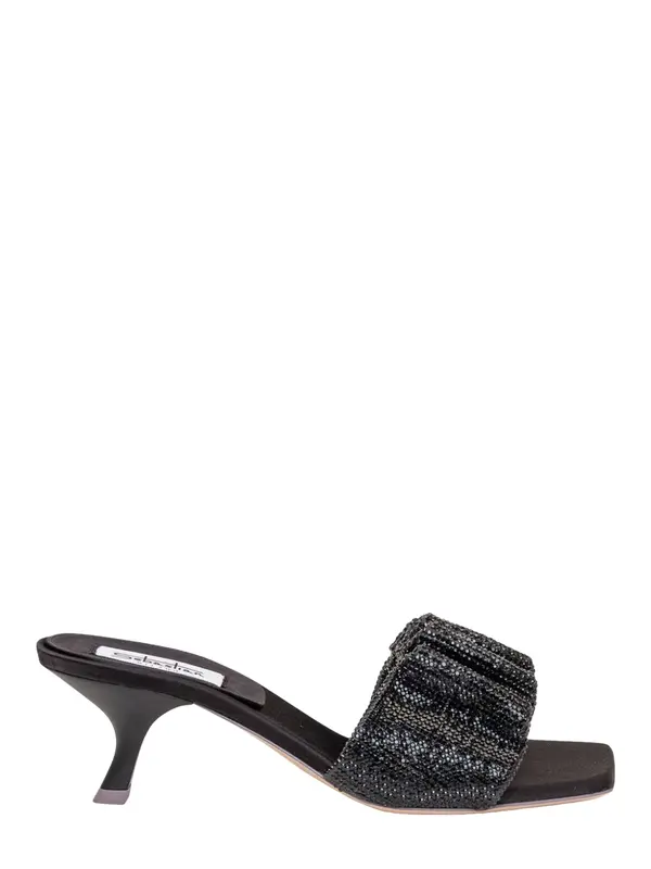 SEBASTIAN MILANO 60mm Cher Embellished Sandals - Black