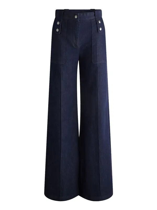 Fusalp Noela Wide-leg Jeans - Blue