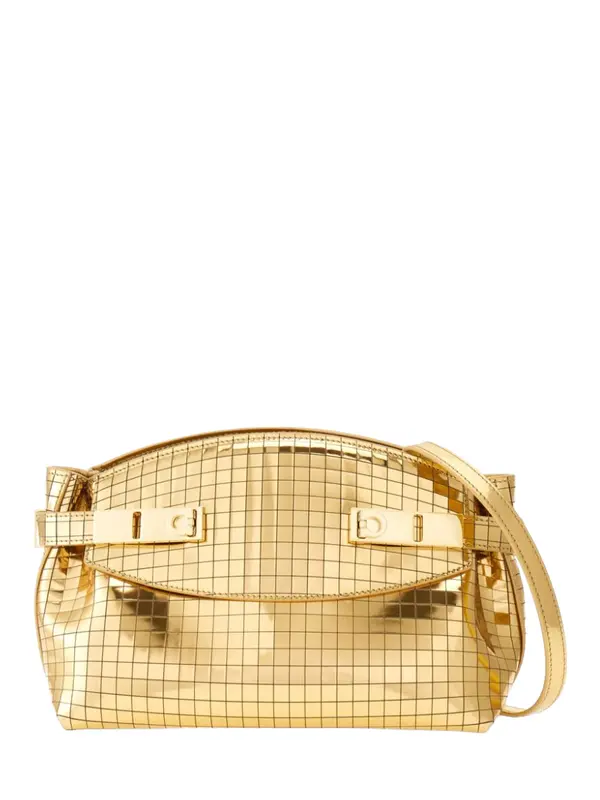 FERRAGAMO Small Hug Crossbody Bag - Gold