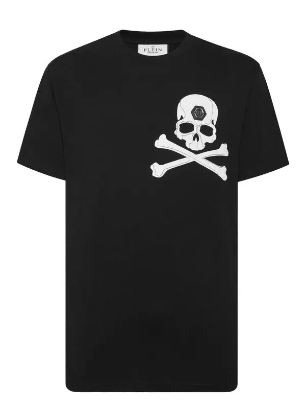 Philipp Plein Skull-print Cotton T-shirt - Black